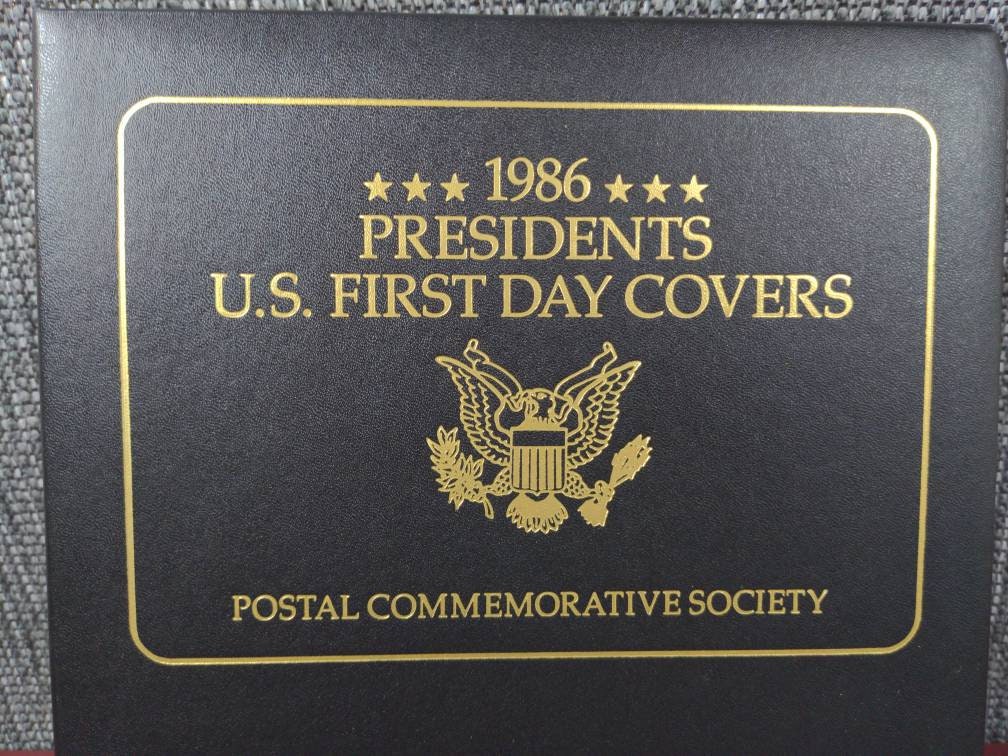 1986 Presidents U.S. First Day Covers by the Postal Commemorative ...