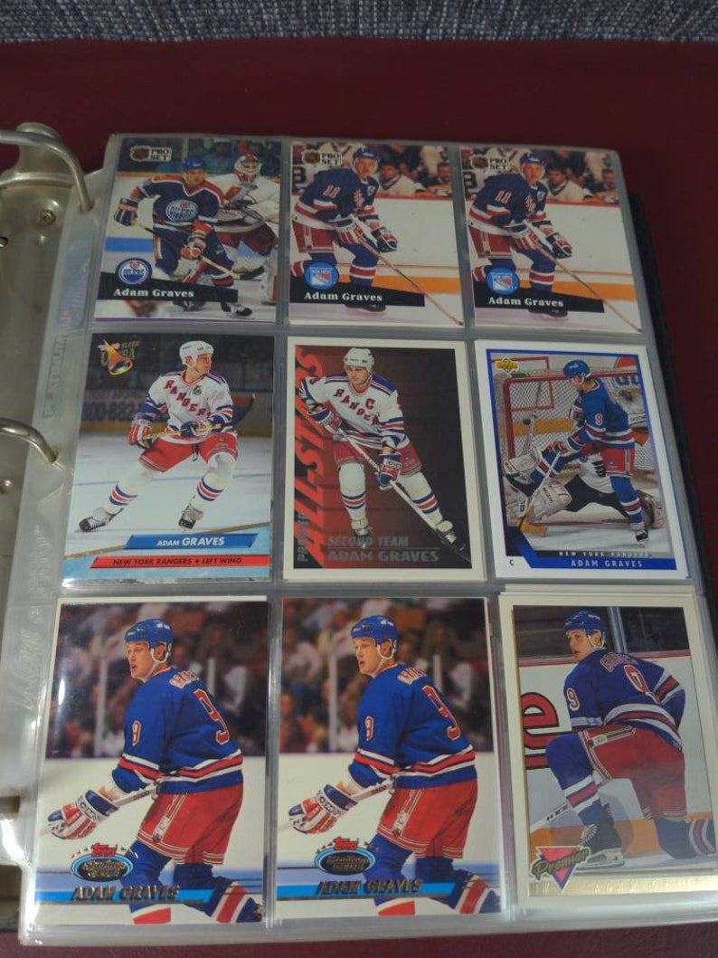 1990s NHL Hockey Cards Over 330 Cards From Score, Pro Set, Topps ...