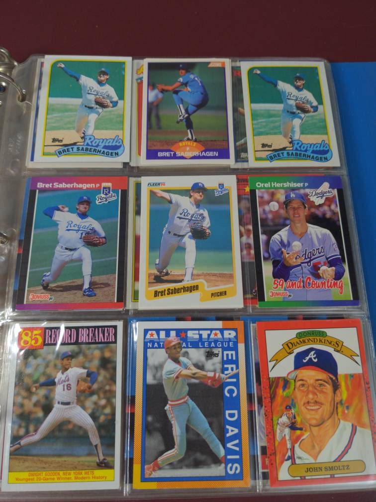 180 Baseball Cards 1980s and 90s Star Players - Etsy