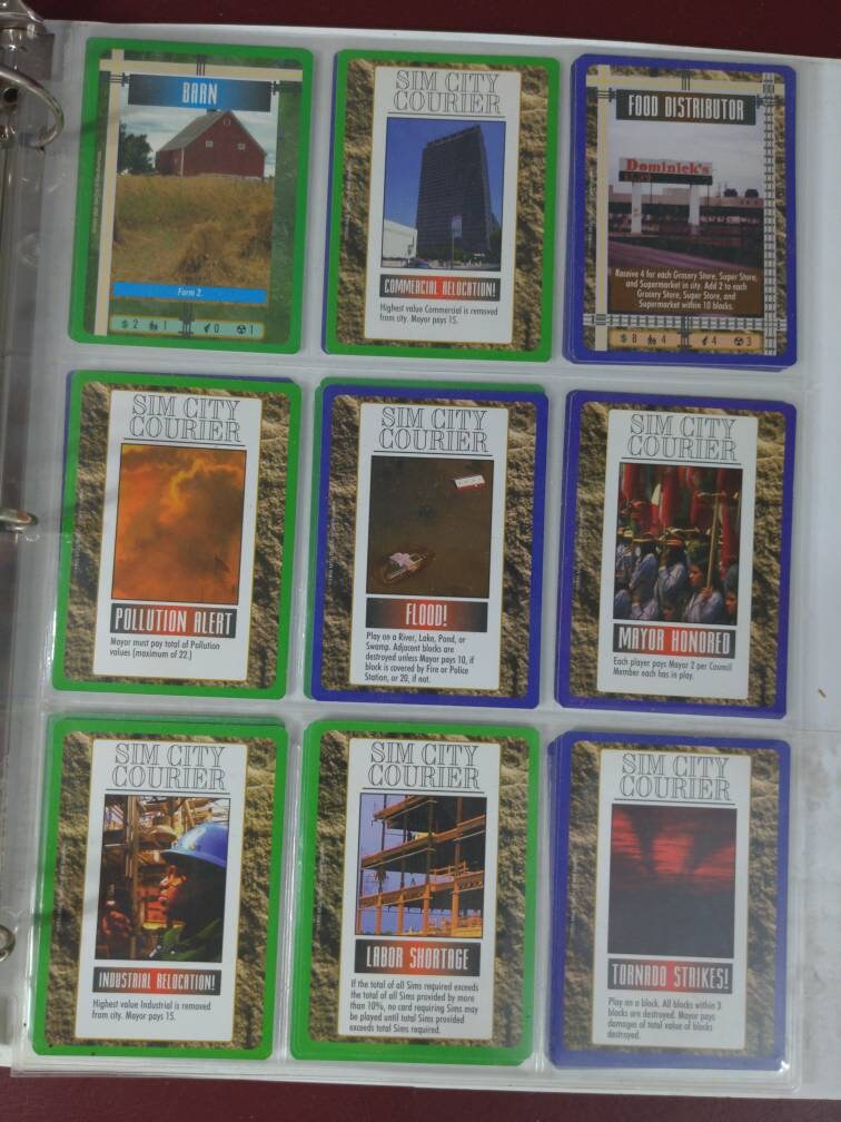 Over 300 Sim City Cards in Album - Etsy