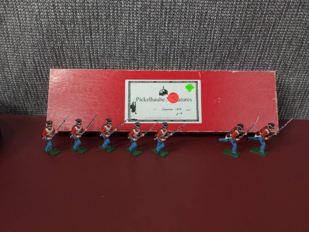 Pickelhaube Toy Soldiers, Hanover Infantry Advancing, in Box - Etsy