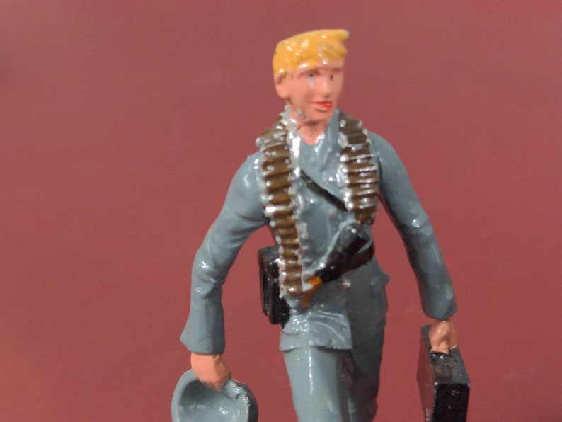 Toy Soldiers WW2 German Machine Gun Section Set 19A From - Etsy