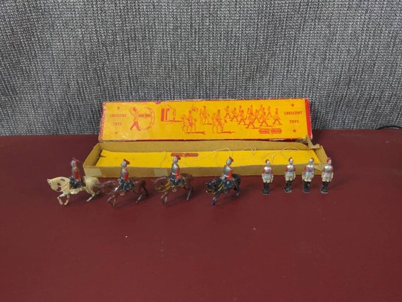 Crescent Toys Toy Soldiers 4 Foot Soldiers and 4 on - Etsy