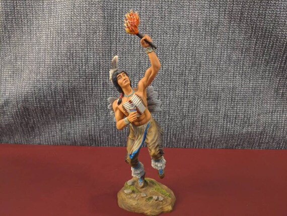 Hamilton Collection hawk Dancer Hand Painted | Etsy