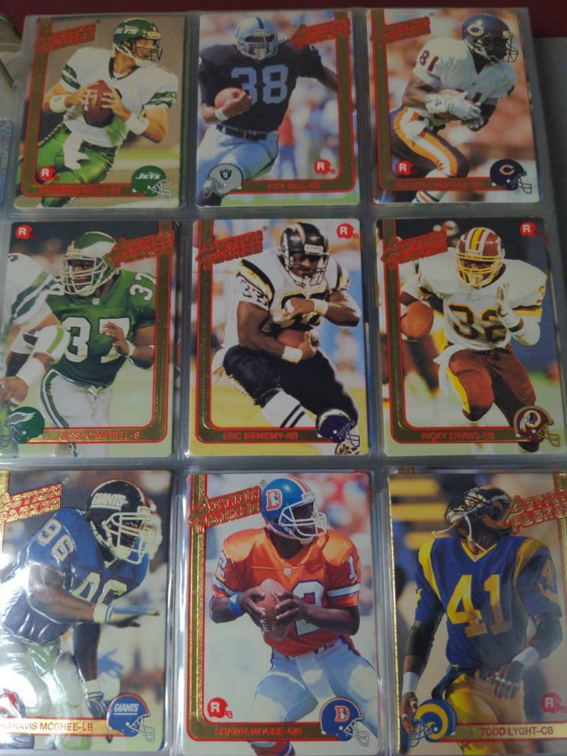 1991 and 1992 Rookie Football Cards - Etsy