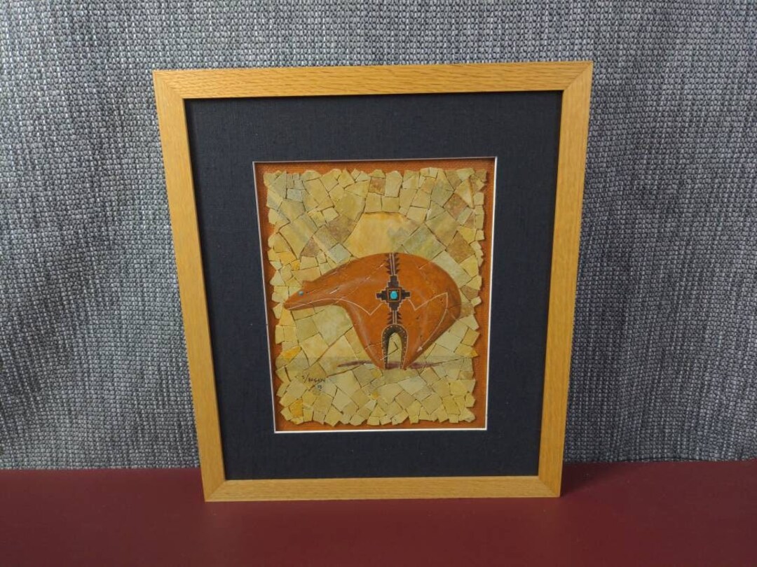 Sherwood Begaye Navajo Mixed Media Painting ORIGINAL Signed Work - Etsy