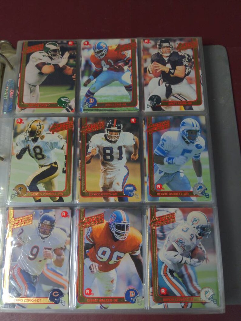 1991 and 1992 Rookie Football Cards - Etsy