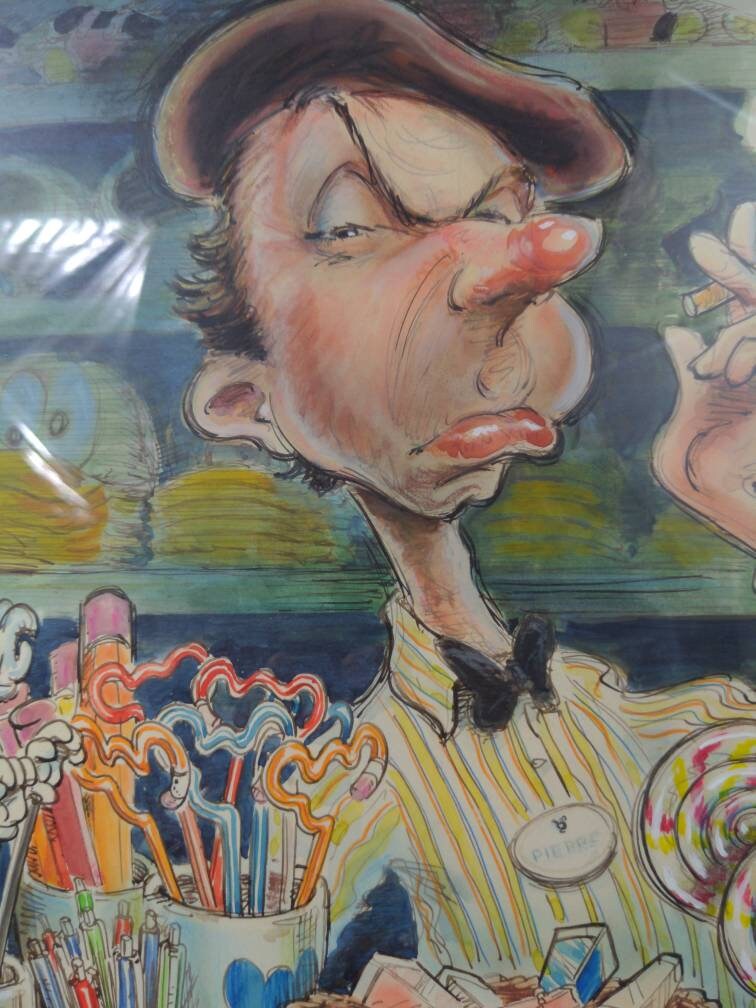 Ed Wexler Political Cartoon Euro Disneyland - Etsy