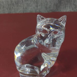 Orrefors Crystal Cat Whimsey Paperweight SRBF-1 - Etsy