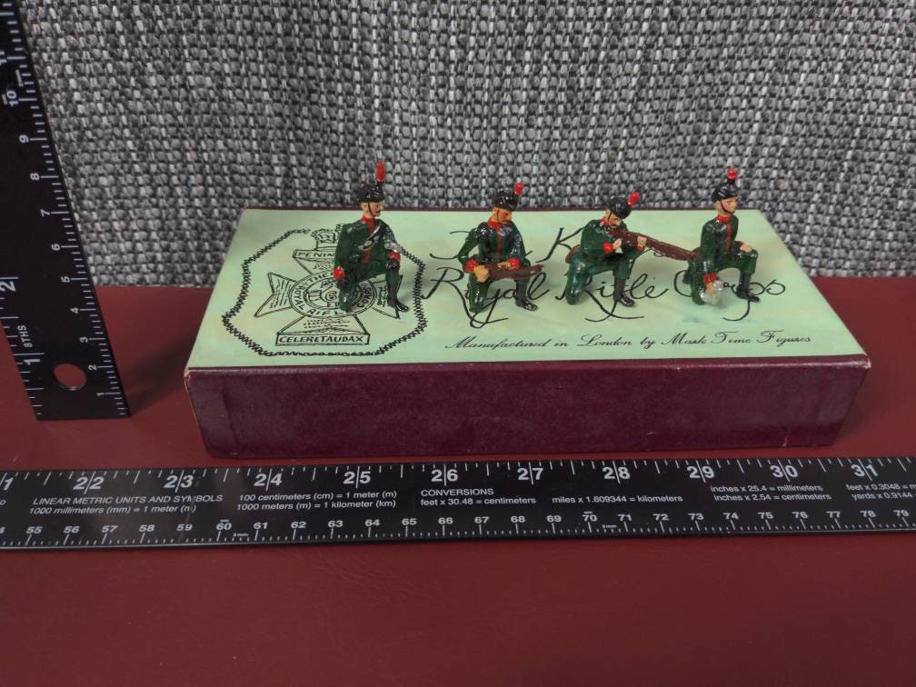 Toy Soldiers the King's Royal Rifle Corps, Made by Mark Time Figures of ...