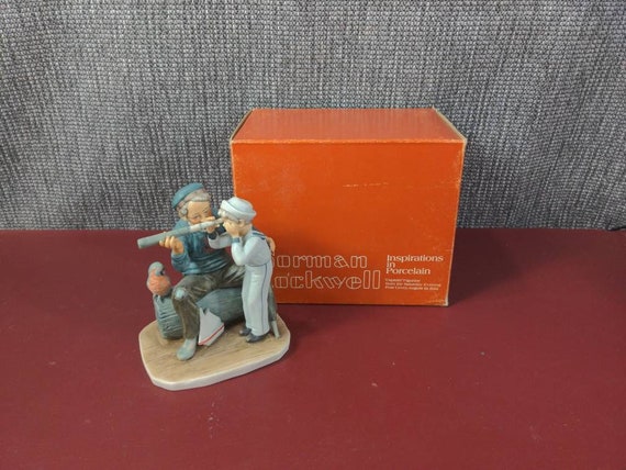 Norman Rockwell Figurine captain in Box. RW-8 From | Etsy