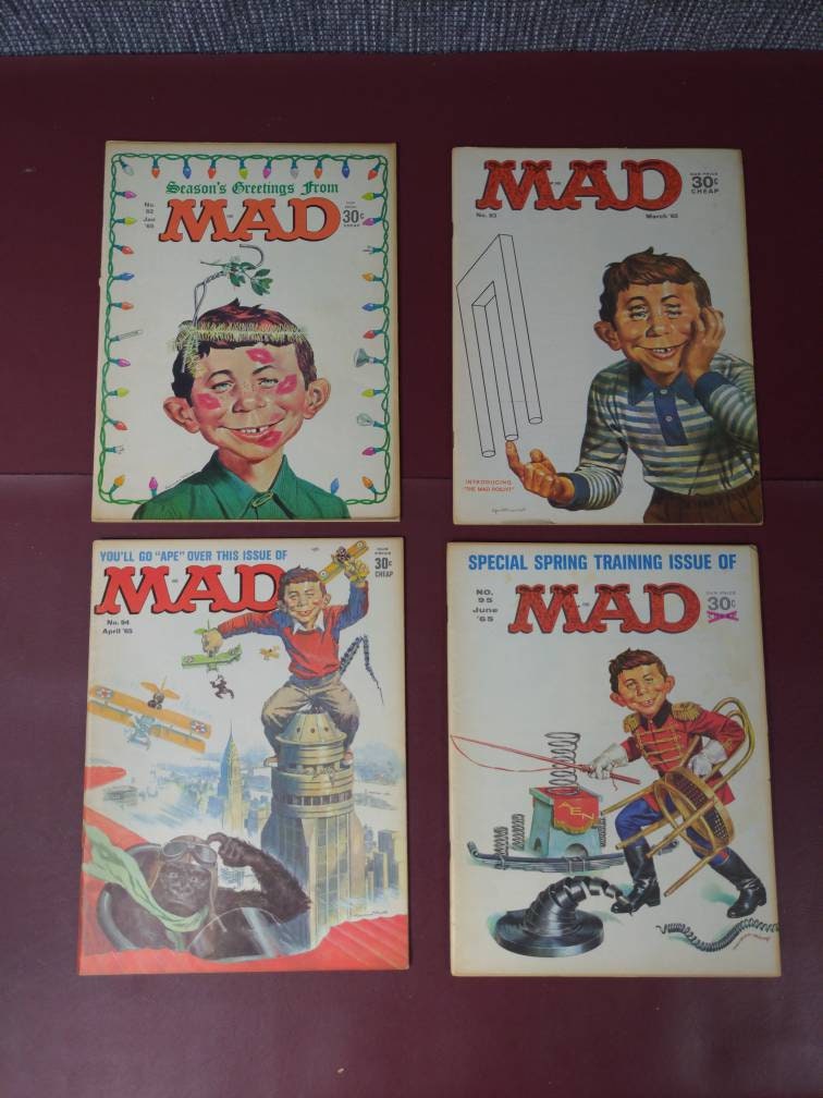 1965 MAD Magazines Nos. 92-99 - Etsy