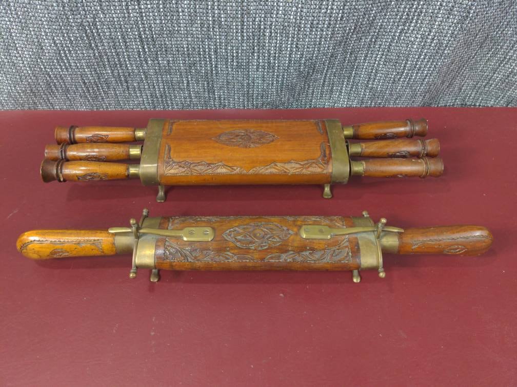 Indian Carving Set With Wood Sheaths - Etsy