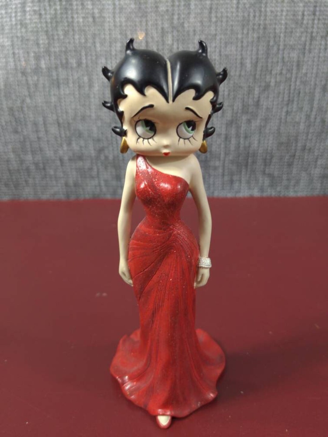 Betty Boop Figurine No. 6881 lady in Red From - Etsy