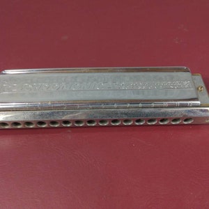 Hohner Chromonica 280C Professional Model Harmonica in Wooden Case, Key ...