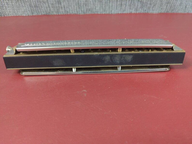 Hohner Chromonica 280C Professional Model Harmonica in Wooden Case, Key ...