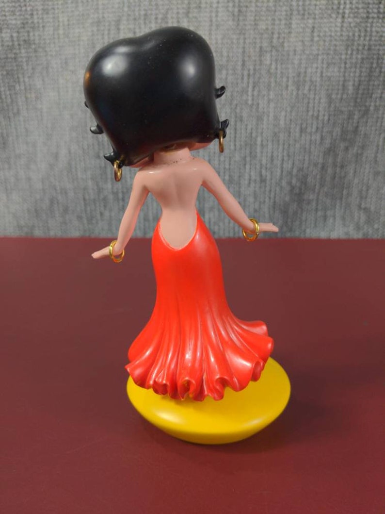 Betty Boop Spring Loaded head, Feet and Dog Figurine - Etsy
