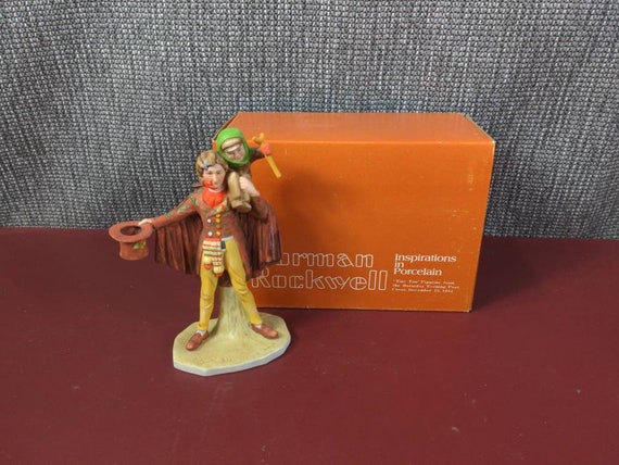 Norman Rockwell Figurine tiny Tim in Box. RW-3 - Etsy