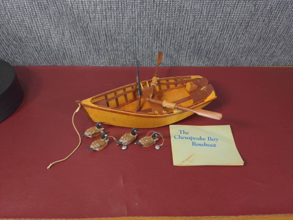 The Chesapeake Bay Rowboat, Model Boat and Booklet by Norman Stewart - Etsy