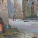 Original Oil Painting of Native American Pueblo and Women by J. Daniels ...