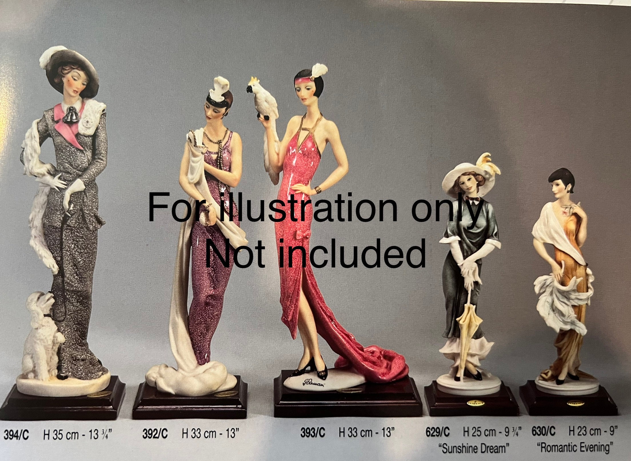 Giuseppe Armani 12 Inch 1987 Figurine lady With - Etsy