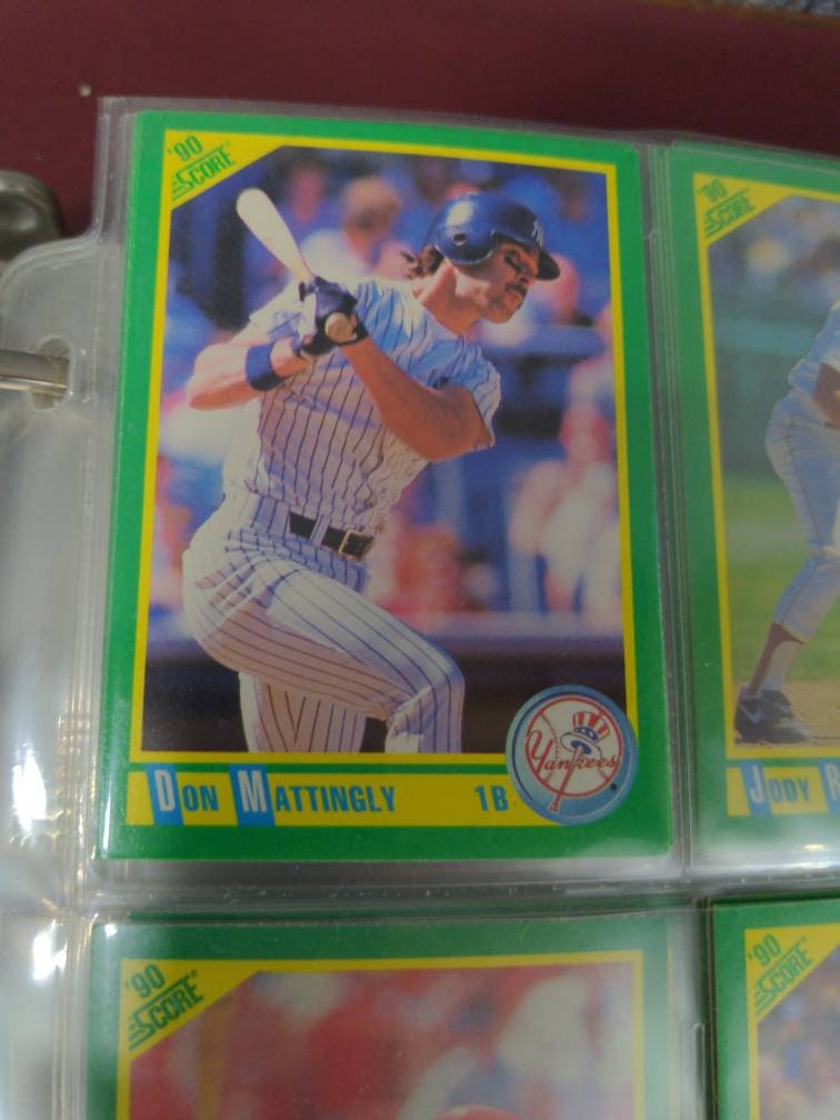 1990 Score Baseball Cards Over 700 Cards in 2 Albums - Etsy
