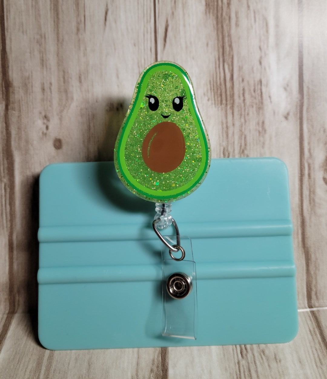 Avocado Badge Reel/ Lanyard/ Food Badge Reel/ Cute Food Badge Reel - Etsy