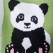 Crochet Panda C2C Graph Blanket Pattern, Panda Crochet Blanket, Crochet ...