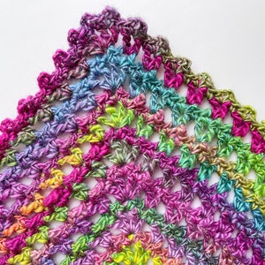 Crochet Pattern Lacy Light Blanket Pattern, Lacy Crochet Blanket, Easy ...