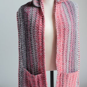 Crochet Hooded Pocket Scarf Pattern PDF Instant Download - Etsy