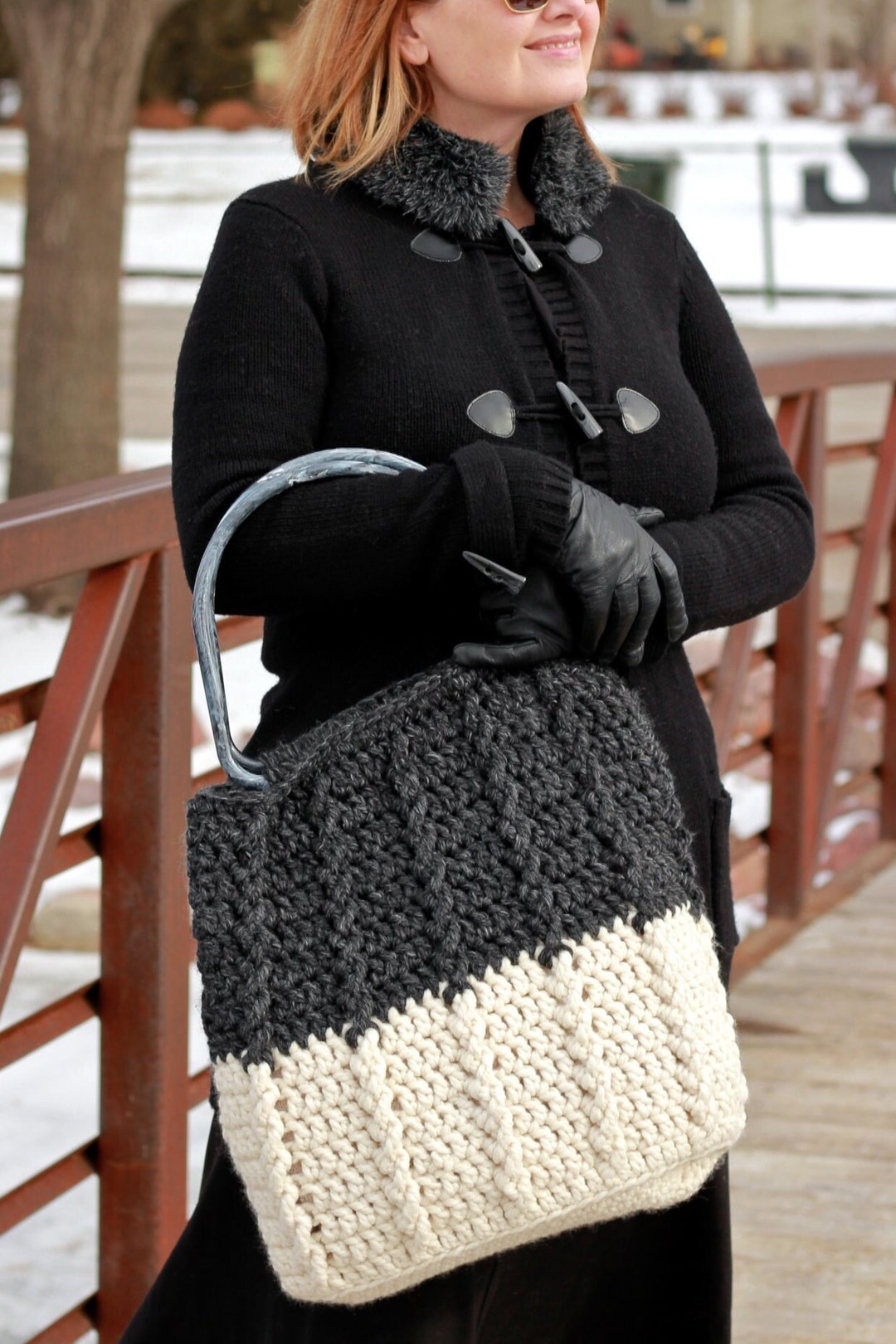 Crochet Pattern Tote Bag Pattern, Crochet Large Tote, Chunky Crochet ...