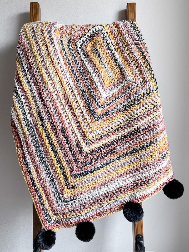 Woven Look Crochet Rectangle Blanket Pattern (PDF Pattern) - Etsy