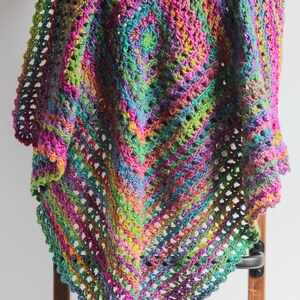Crochet Pattern Lacy Light Blanket Pattern, Lacy Crochet Blanket, Easy ...