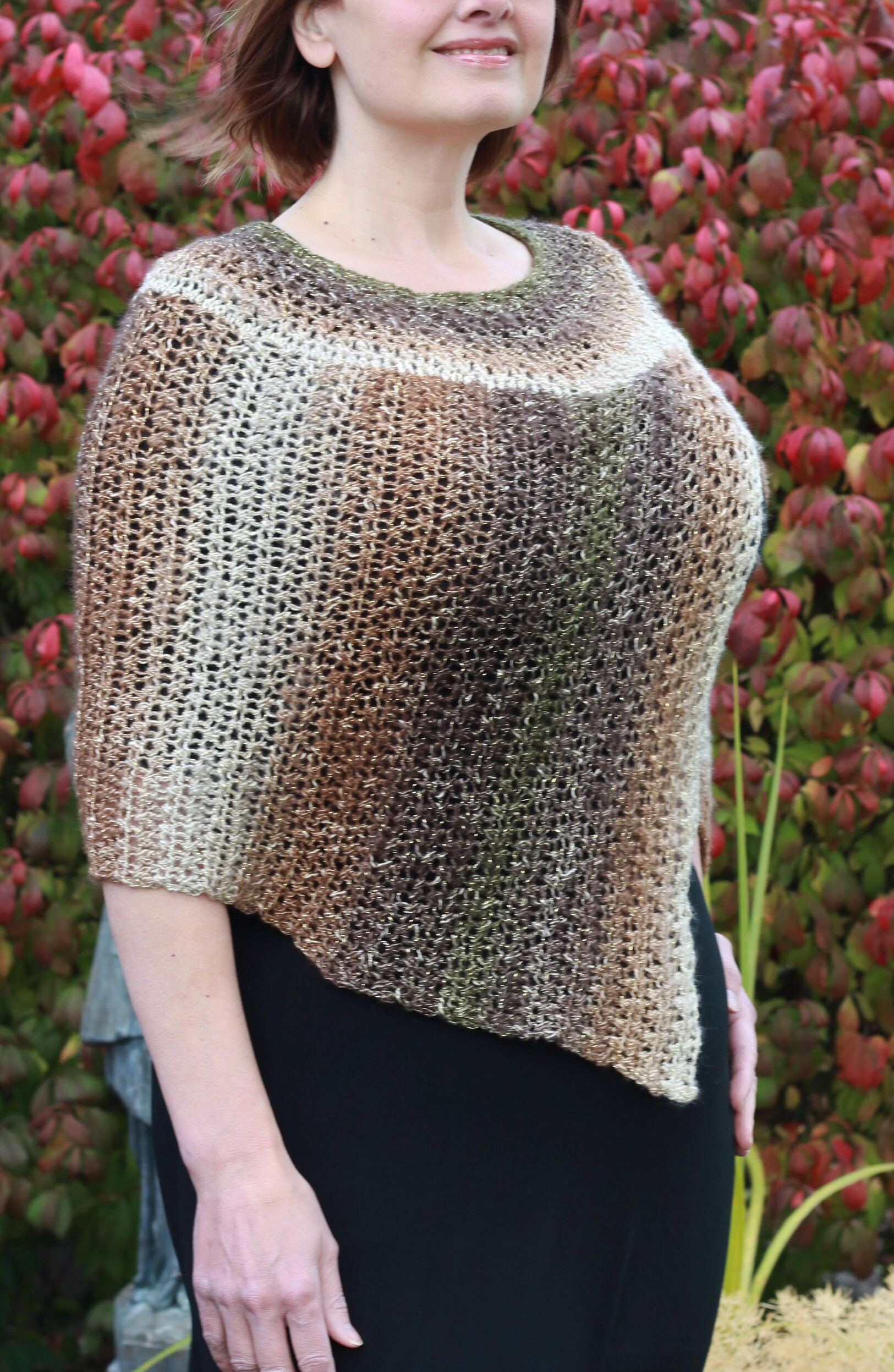 Crochet Pattern Gorgeous Flattering Cape Poncho Pattern PDF | Etsy