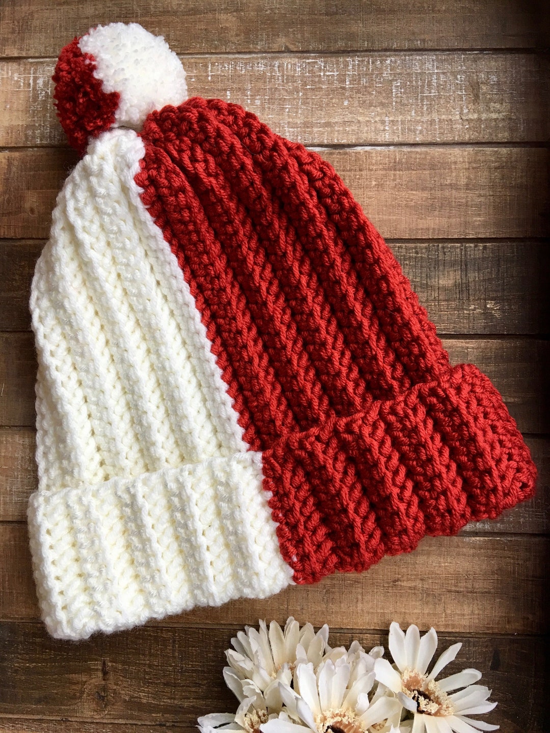 Crochet Modern Color Block Hat Pattern, Crochet Color Block Hat School ...