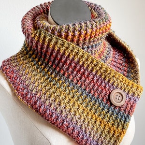 Crochet Pattern Infinity Scarf Ribbed Crochet Pattern, Textured ...