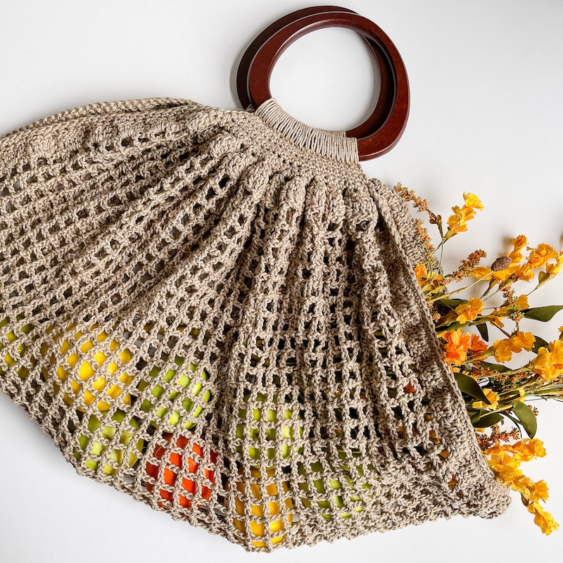 Crochet Market Bag - Etsy