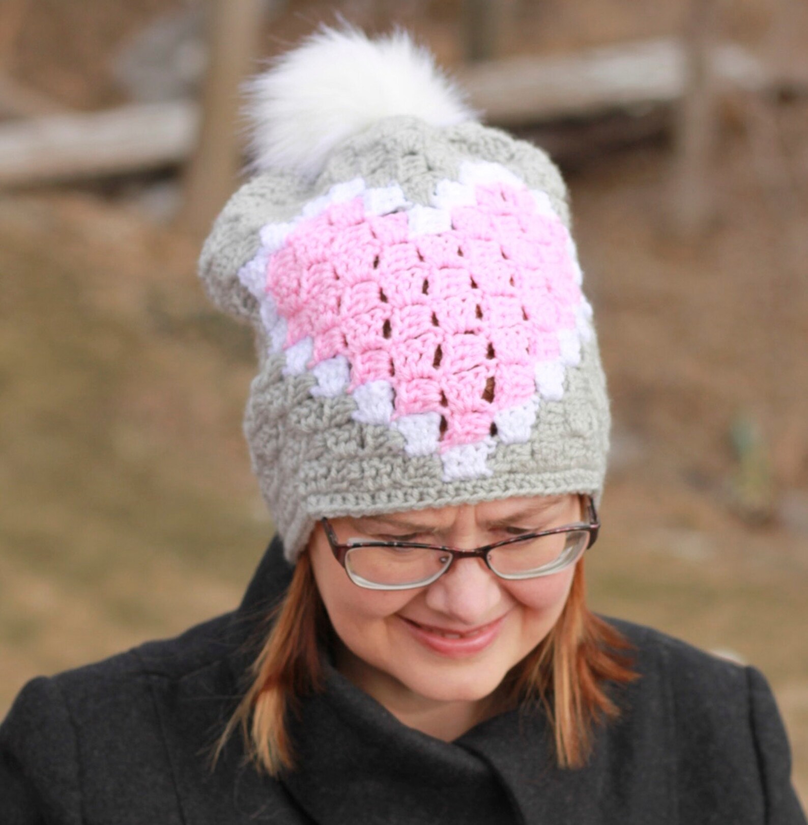Crochet Heart Hat, Fun Beginner Friendly Heart C2C Corner to Corner ...