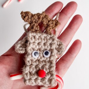 Crochet Reindeer Ornament Pattern PDF Instant Download Christmas ...