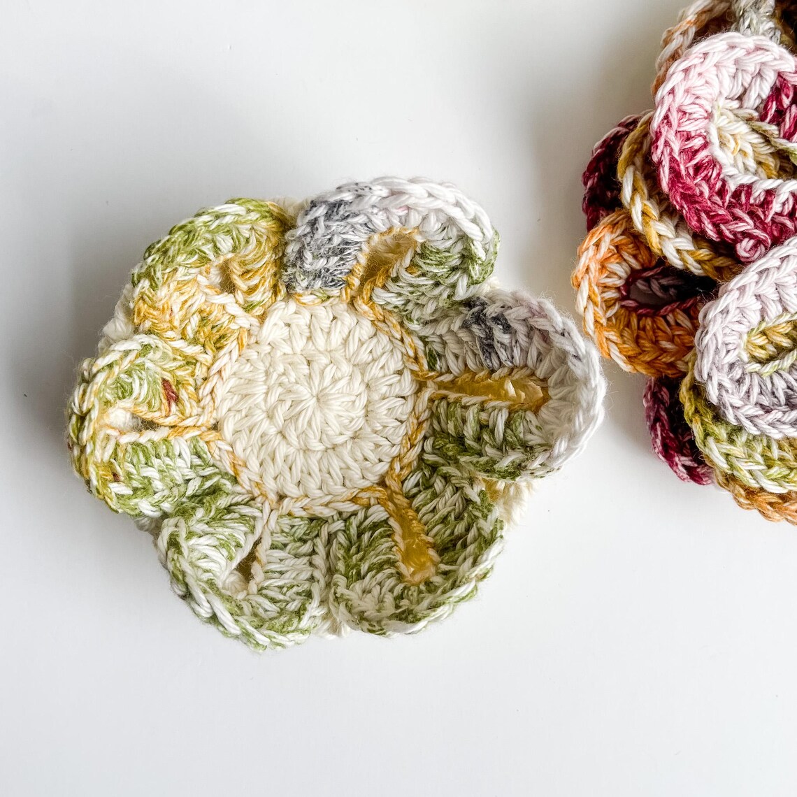 Crochet Flower Coaster & Basket Pattern Set (PDF Pattern) - Etsy