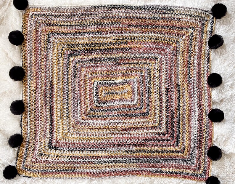 Woven Look Crochet Rectangle Blanket Pattern (PDF Pattern) - Etsy