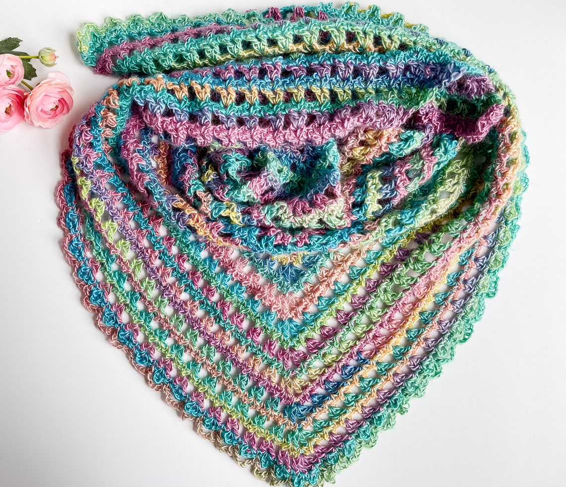 Lacy Crochet Scarf Pattern, Beautiful Light and Lacy Crochet Scarf ...