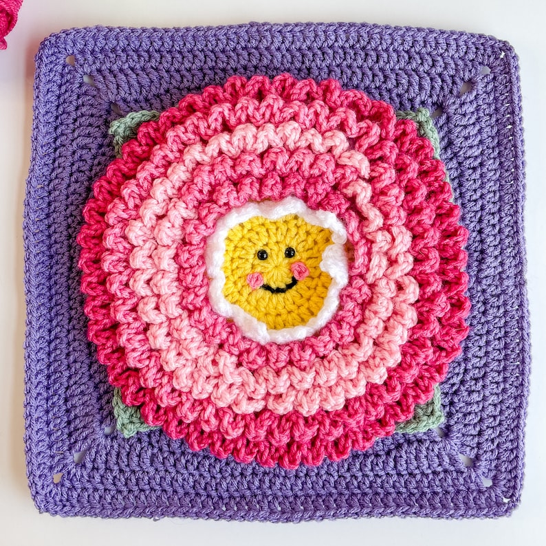 Easter Spring Granny Square Crochet Blanket Pattern, 8 Easter Themed ...