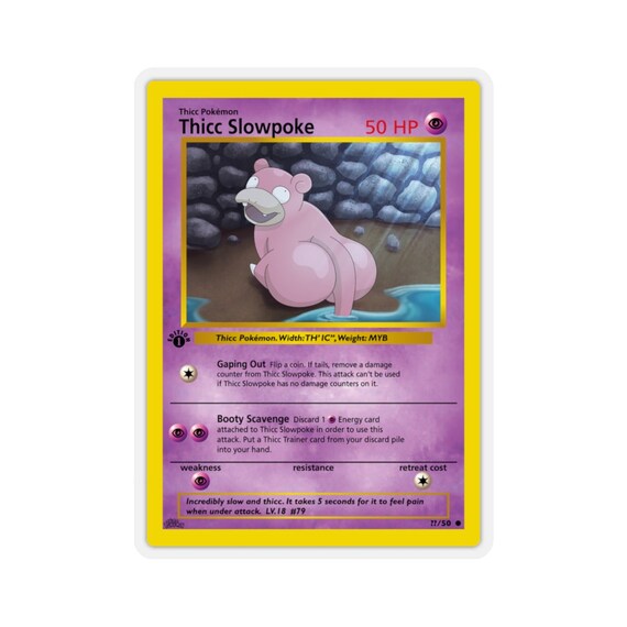 Craft Supplies & Tools Stickers Slowpoke sticker etna.com.pe