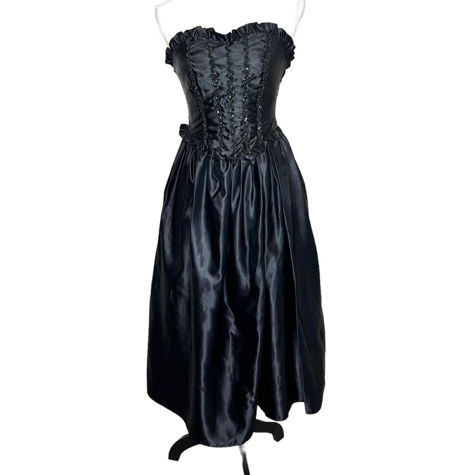 Vintage FLIRTATIONS Gown Alfred Angelo Strapless Corset Tulle Retro ...