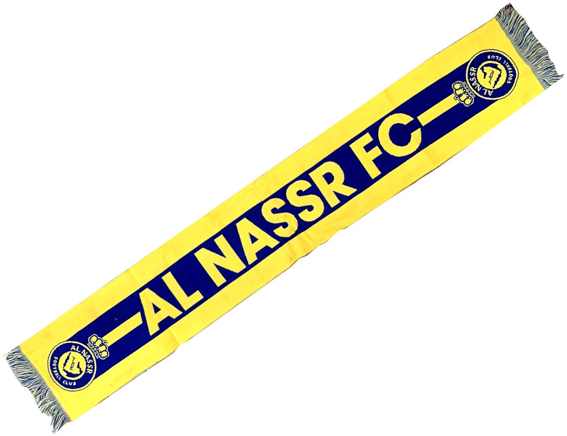Scarf Al-nassr Football Club Saudi FC Riad Schal Scarves Gift Sa 100% ...