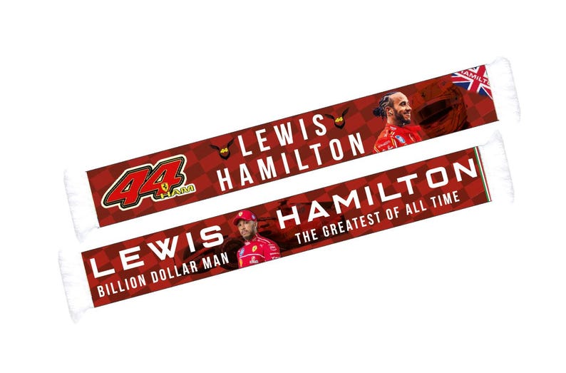 Scarf lewis hamilton 44 ferrari formula 1 f1 league 2 sides schal ...