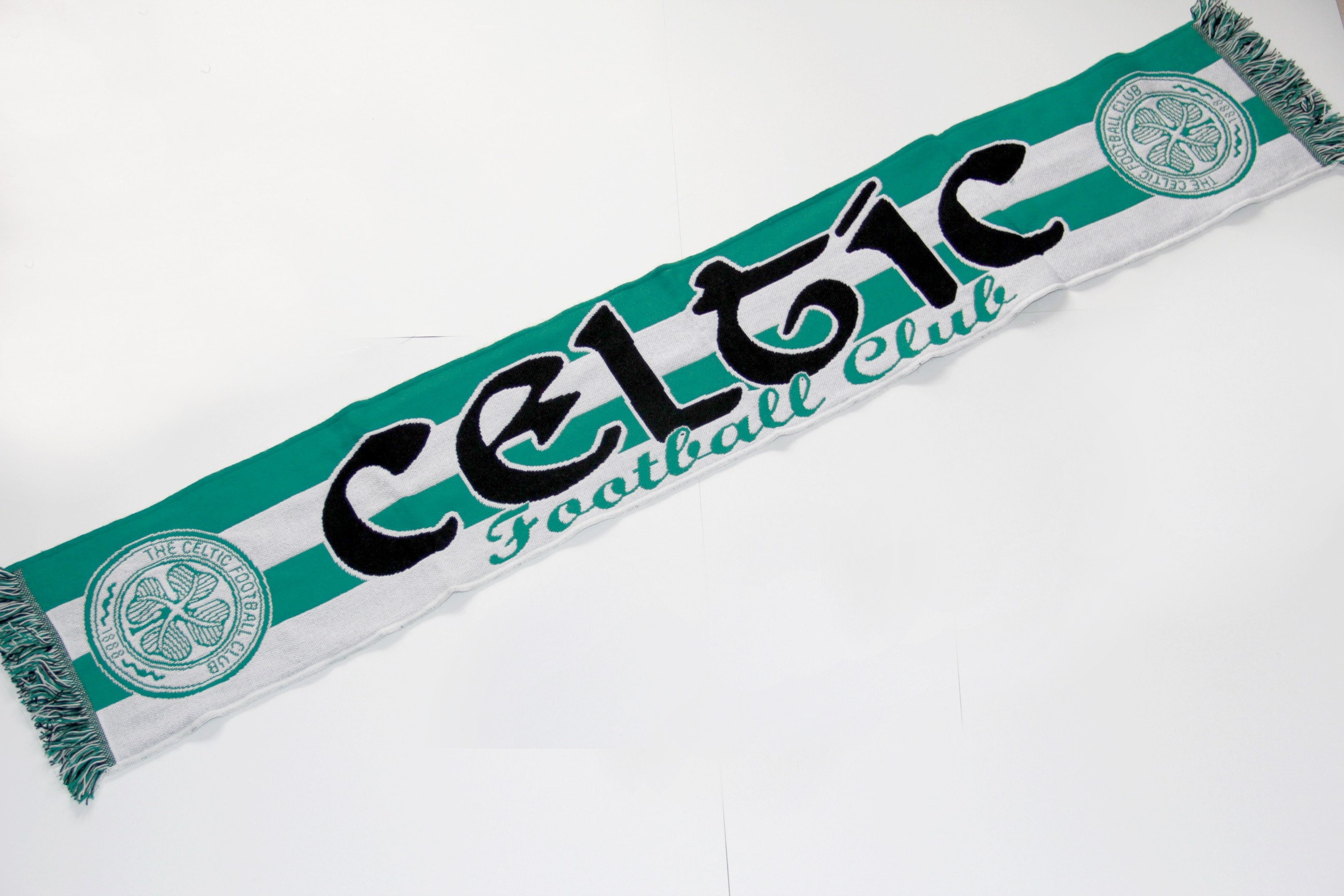 Scarf Celtic Football Club Scarves Glasgow Champion 100% ACRYLIC FAN ...