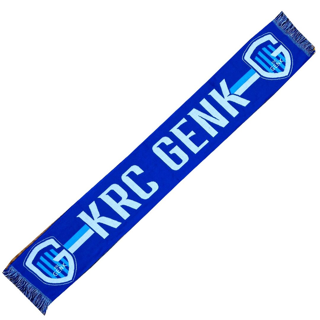 Scarf KRC Genk Belgium Racing Genk Schal Scarves Gift Sa 100% Acrylic ...