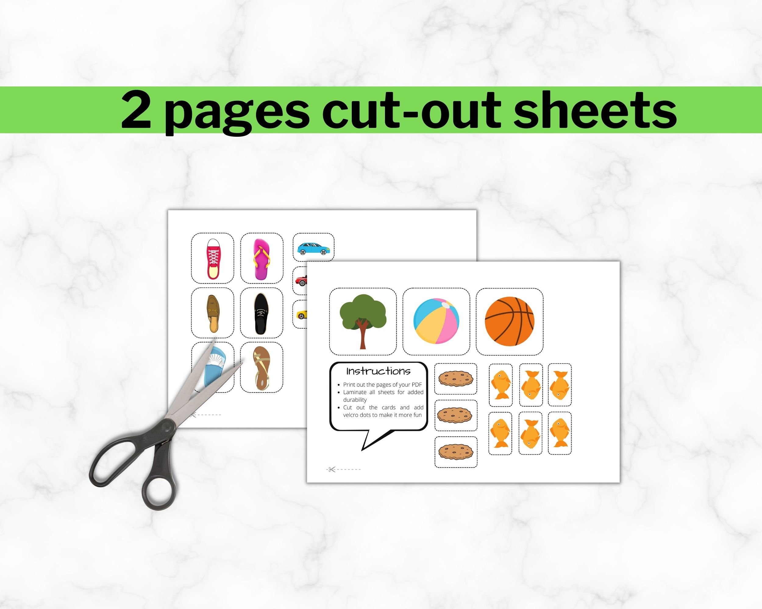 Left Right Activity Pack for Preschoolers: Digital Download, Homeschool ...